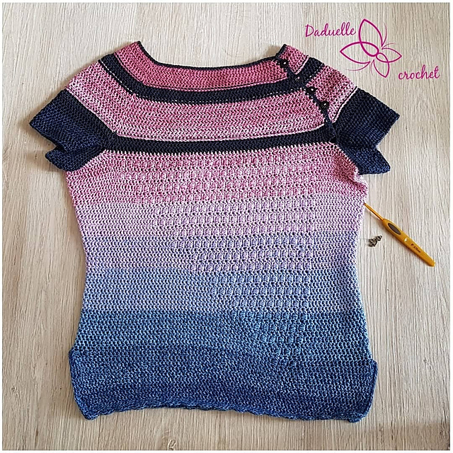 Ravelry: Triangle sweater pattern by daduelle crochet