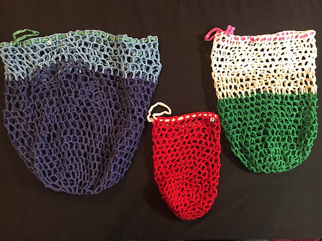 Ravelry: daikininz's produce bag pattern by Rebecca Louwrens