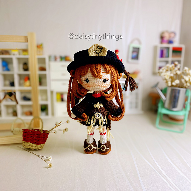 Ravelry: Hu Tao Genshin impact pattern by Daisytinythings