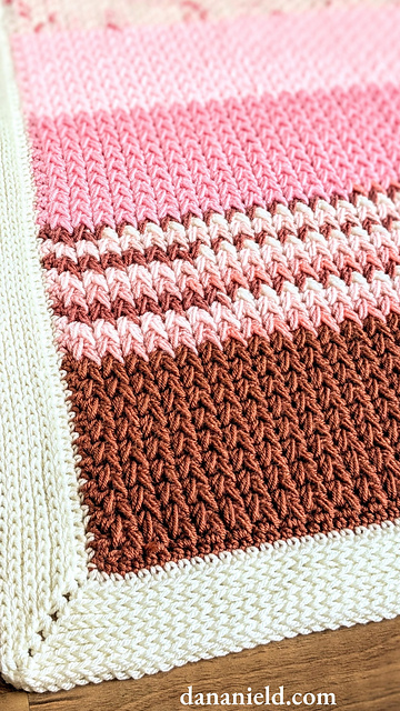 Ravelry: Feather Stitch Crochet Baby Blanket pattern by Dana Nield