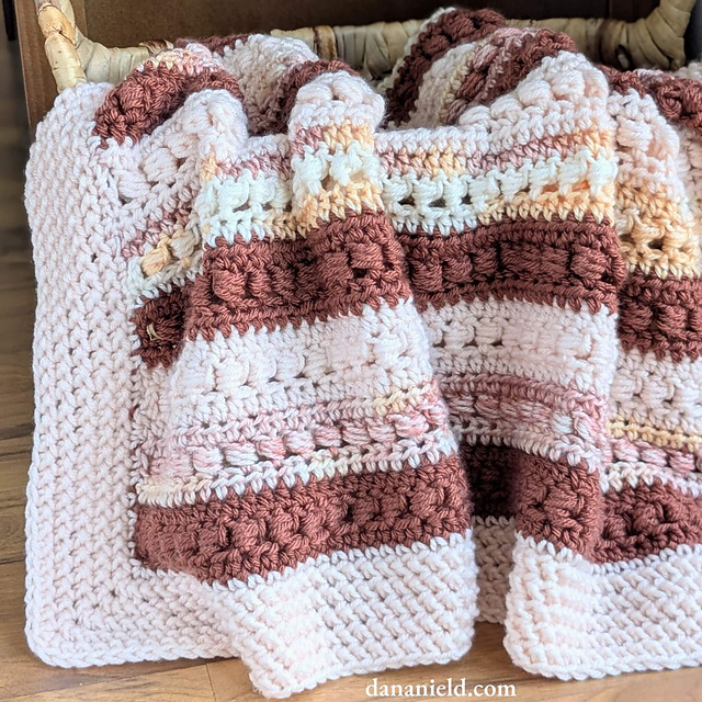 Ravelry: Bead Stitch Crochet Baby Blanket pattern by Dana Nield