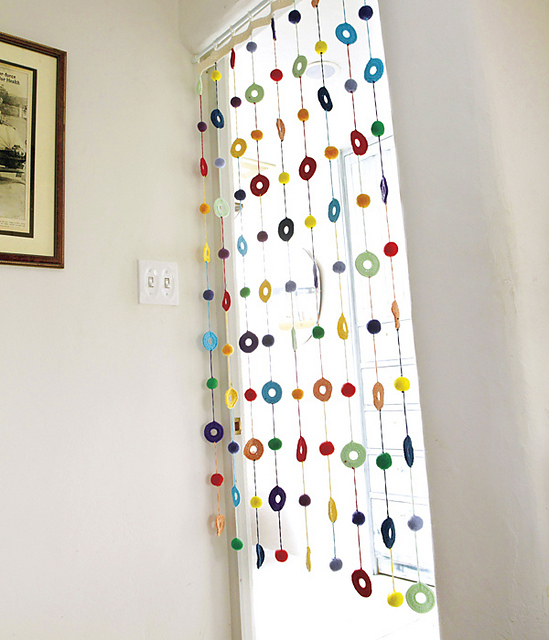 Ravelry: Colorful Noren Curtain pattern by Pierrot (Gosyo Co., Ltd)
