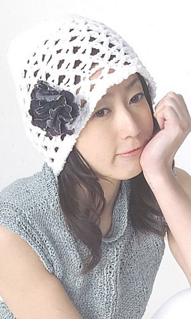 Ravelry: 25-29 Stylish Cap pattern by Pierrot (Gosyo Co., Ltd)
