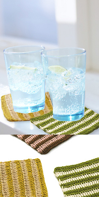 Ravelry: 27-554 Natural Taste Coasters pattern by Pierrot (Gosyo Co., Ltd)