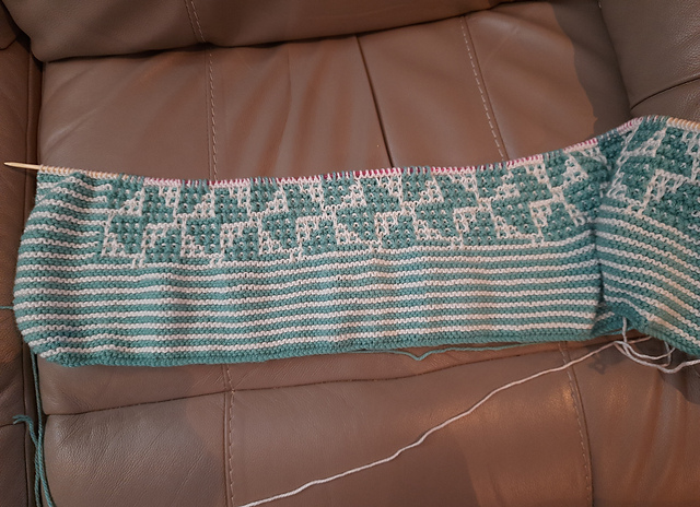 Ravelry: danelle1977's Blue Butterflies Mosaic Baby Blanket