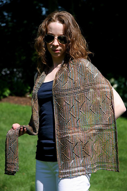 Ravelry: Belle Epoque Scarf and Wrap pattern by Danielle Chalson