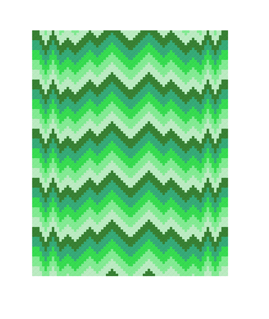 Ravelry: C2C bargello green afghan blanket pattern by YellowParty ...