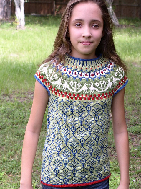 Ravelry: TALITHA Vest for Children pattern by Charlotte Kirkholt