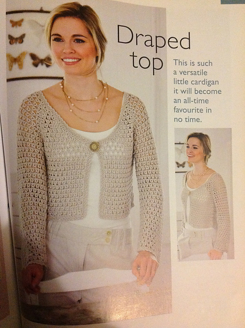 Ravelry: Draped top pattern by hachette