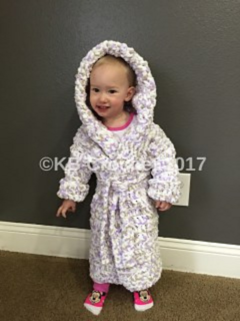 Ravelry: Toddler Bathrobe pattern by Kara Bullerman