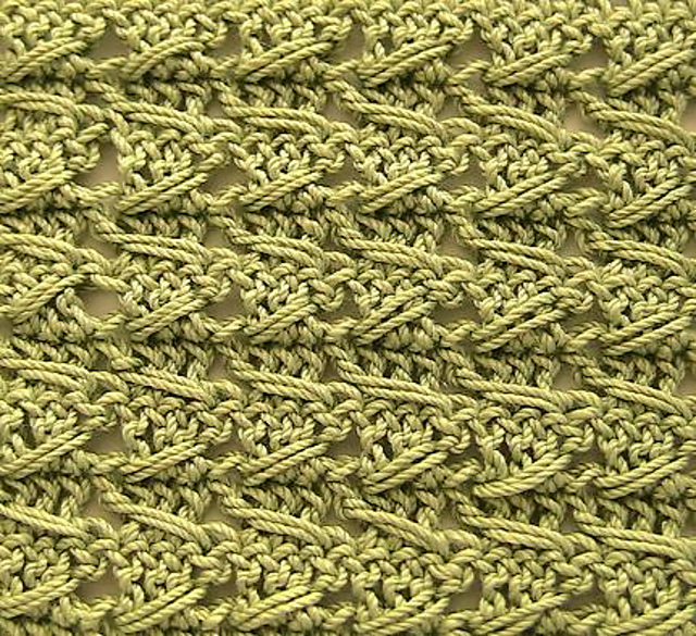 Ravelry: "Samurai" crochet relieve stitch pattern by Daria Nassiboulina