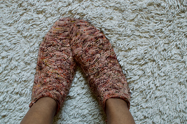 Ravelry: Bonfire Socks pattern by Dawn Henderson
