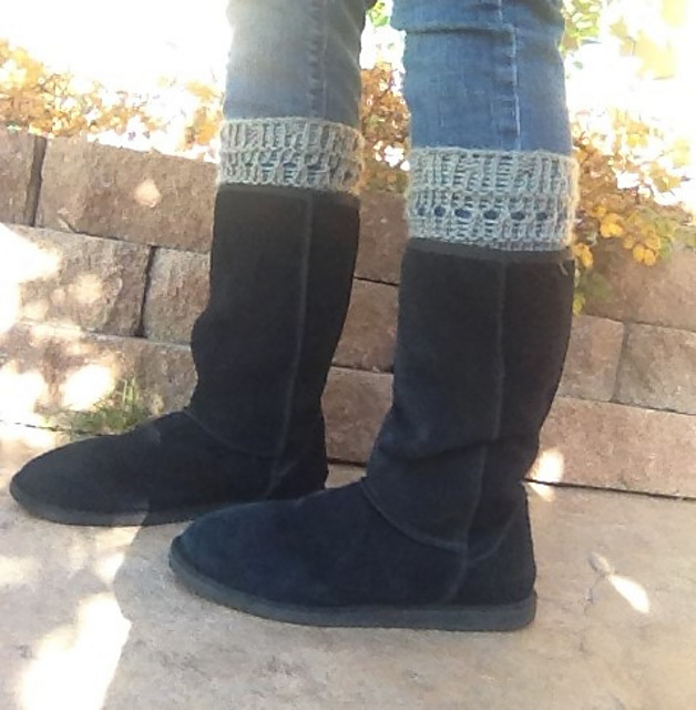 Ravelry: Stitch and Lace Boot Topper pattern by Dayna Scoles