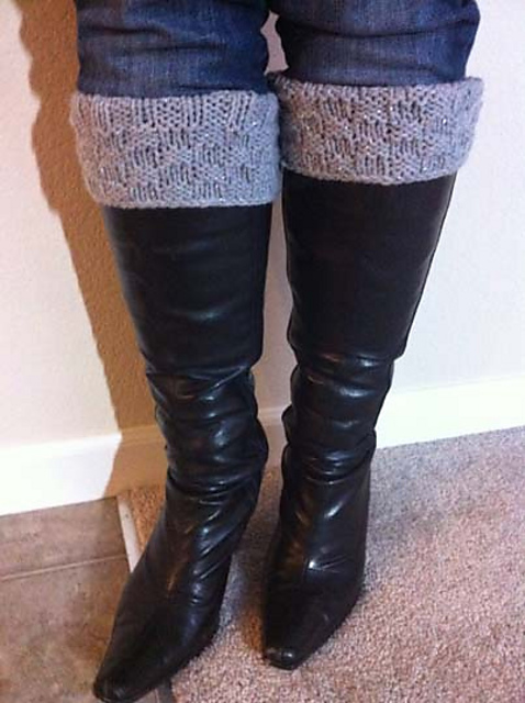 Ravelry: Basketweave Boot Toppers pattern by Kathy North