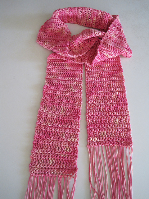 Ravelry: Handpaint Cotton Scarf pattern by Kathy North