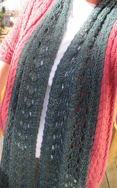 Ravelry: Wooly Wave Scarf pattern by Kathy North
