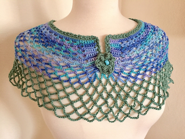 Ravelry: #17 Cape Crusader pattern by Shirley Paden