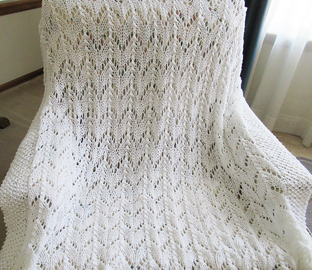 Ravelry: Beauty Lace Throw pattern by Kathy North