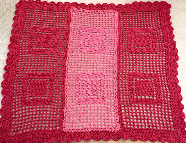Ravelry: Filet Crochet Afghan pattern by McCall Pattern Company