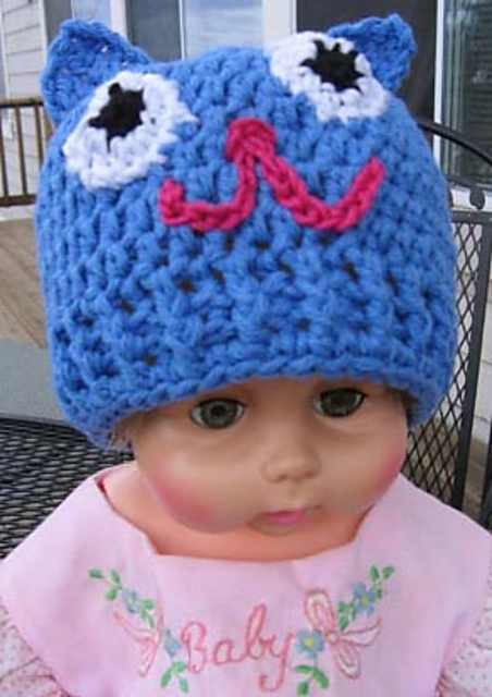 Ravelry: dbkn5's Funny Face Baby Hat