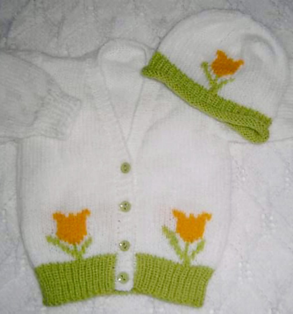 Ravelry: Tracie Tulips pattern by Cheryl Daley