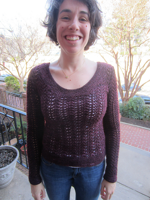 Ravelry: dclulu's February Fitted Pullover