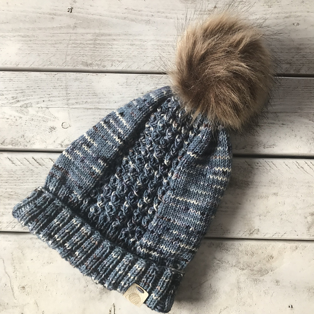 Ravelry: Eyelet Ribbed Slouch Hat pattern by Gilbert Designs