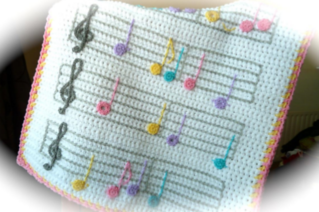 Ravelry: Musical Blanket pattern by Debbie Kane