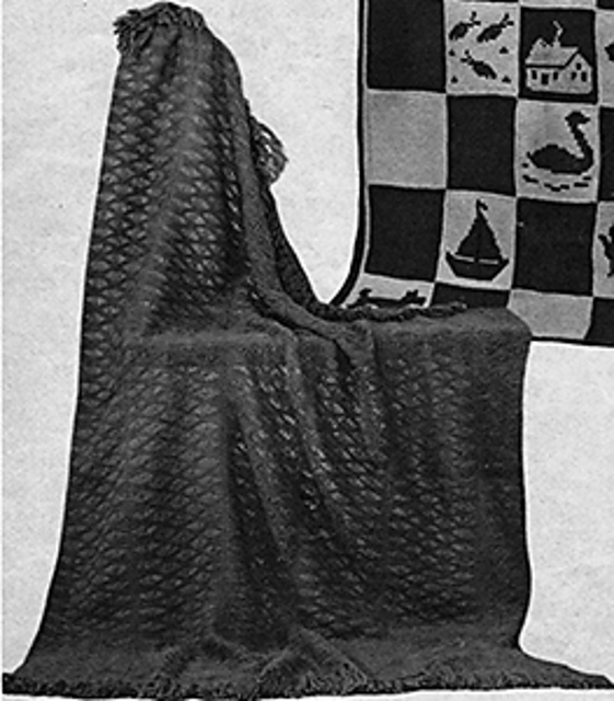 Ravelry: Drop Stitch Afghan #685 pattern by Hilde Fuchs