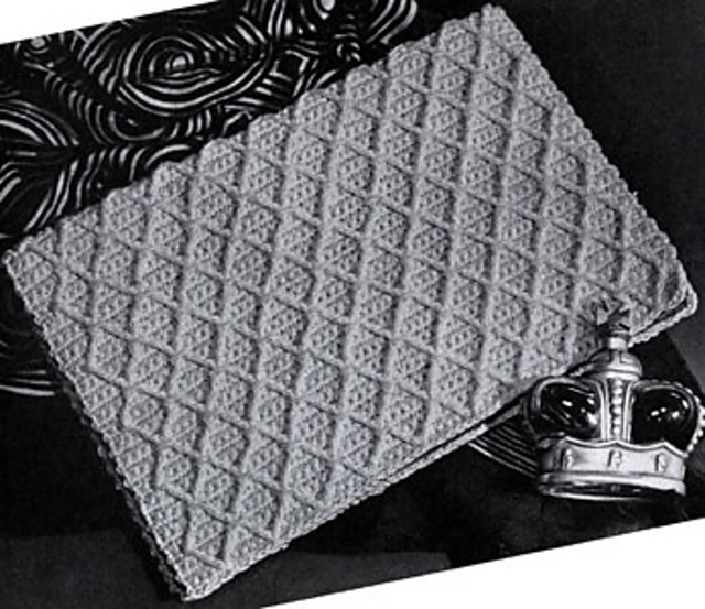 Ravelry: Let's Hook Diamonds Bag #2690 pattern by The Spool Cotton Company