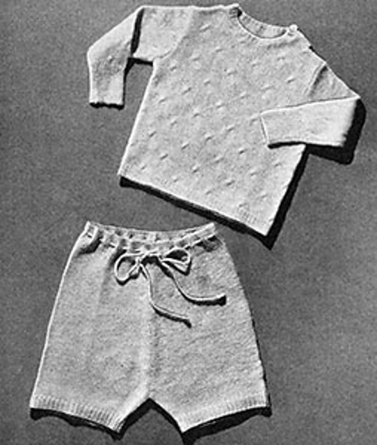 Ravelry: Two Piece Suit #5002 pattern by The Spool Cotton Company