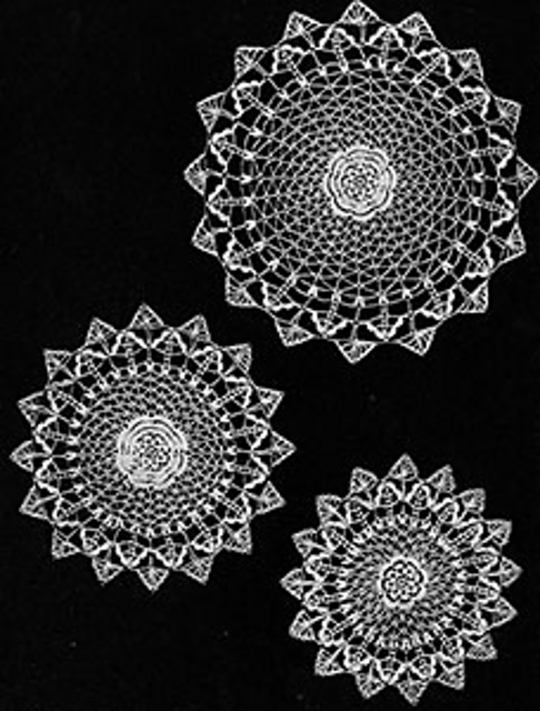 Ravelry: Cobweb Doily Luncheon Set #736 pattern by The Spool Cotton Company