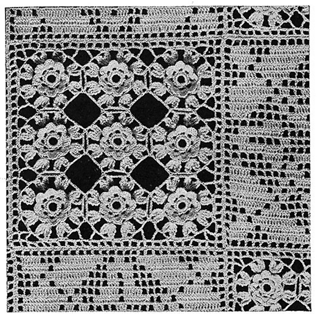 Ravelry: American Way Bedspread #689 pattern by The Spool Cotton Company