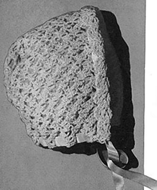 Ravelry: Bonnet #5160 pattern by The Spool Cotton Company