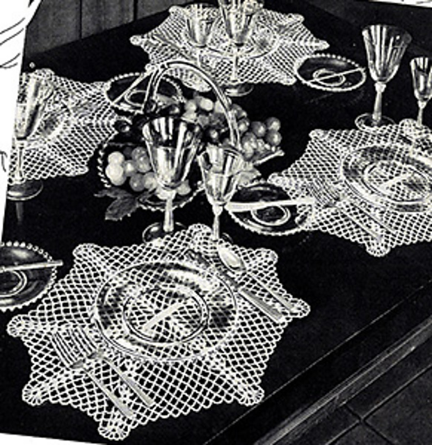 Ravelry: Luncheon Set #2207 pattern by American Thread Company