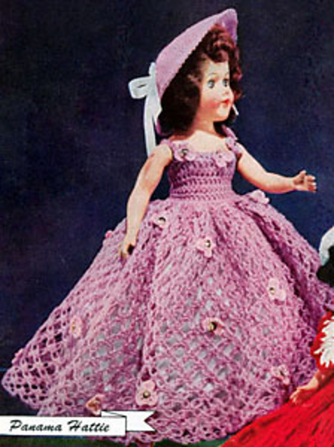 Ravelry: Panama Hattie Doll #S-234 pattern by The Spool Cotton Company