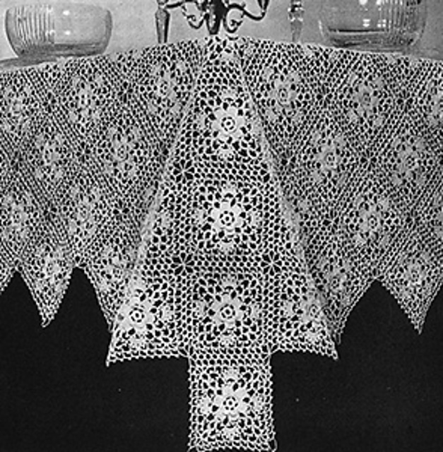 Ravelry: Memory Lane Tablecloth #7486 pattern by The Spool Cotton Company