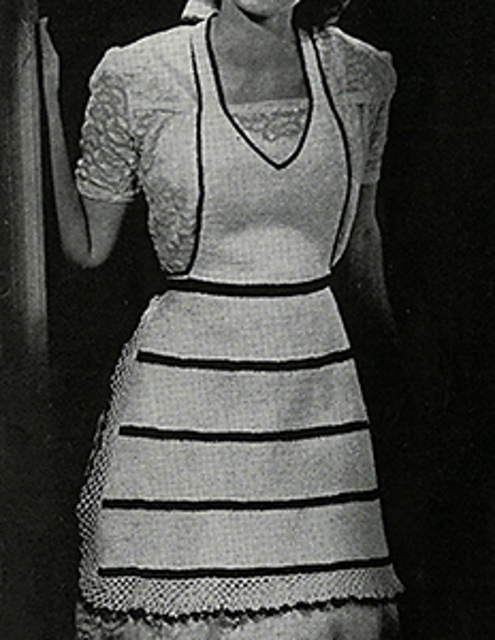 Ravelry: Bib Apron #3104 pattern by American Thread Company