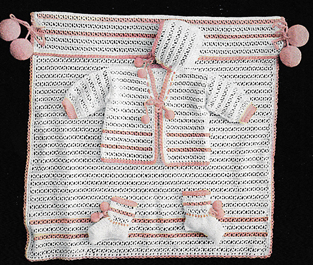 Ravelry: K Stitch Carriage Cover pattern by American Thread Company