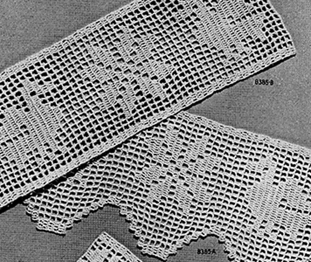 Ravelry: Filet Crochet Edging and Insertion #8385 pattern by The Spool ...