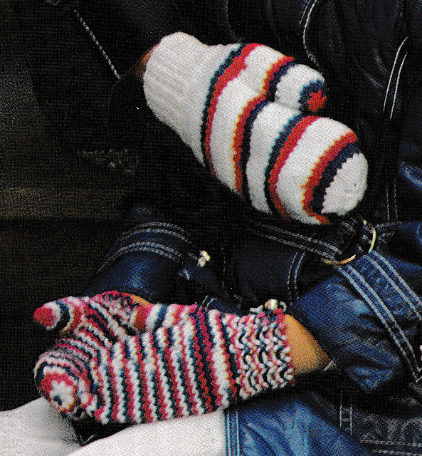 Ravelry: Basic Two-Needle Knitted Mitten pattern by Jean Leinhauser