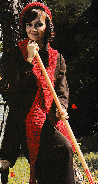 Ravelry: Crocheted Beret and Scarf pattern by Evie Rosen