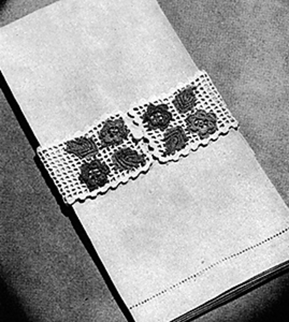 Ravelry: Mesh Linen Band #4819 pattern by American Thread Company