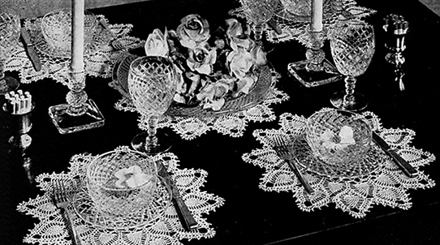 Ravelry: Pineapple Doily #4410 pattern by American Thread Company