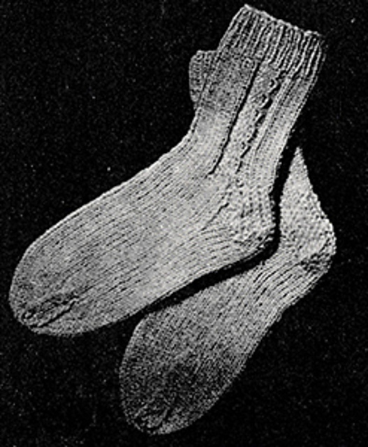 Ravelry: Cable Socks #122 pattern by Hilde Fuchs