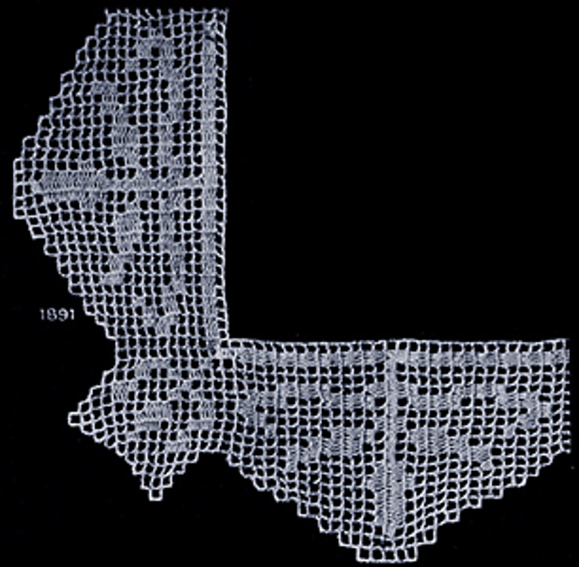 Ravelry: Filet Crochet Edging #1891 pattern by American Thread Company