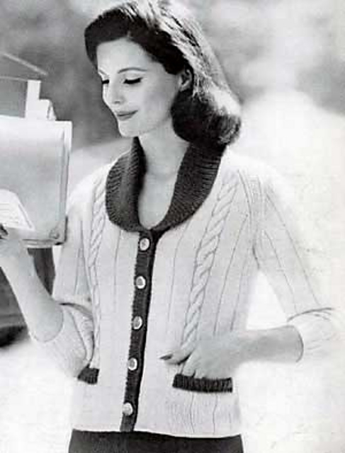 Ravelry: Cardigan #735-3 pattern by Columbia-Minerva