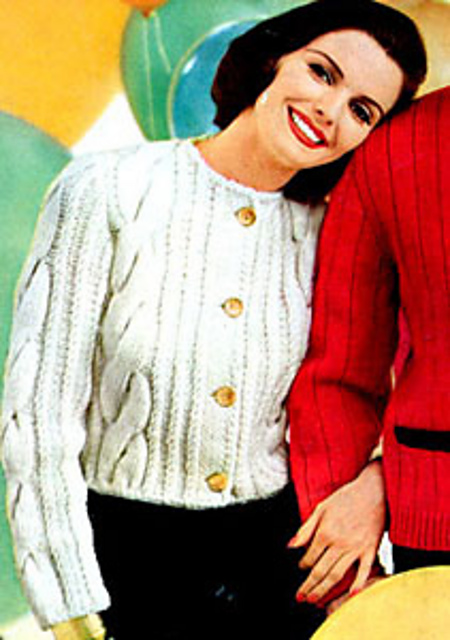 Ravelry: Cable Jacket #736-1 pattern by Columbia-Minerva