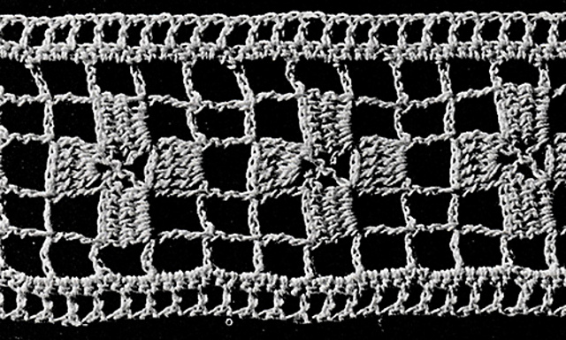 Ravelry: Filet Crochet Edging #760 pattern by American Thread Company