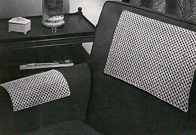 Ravelry: Honeycomb Chair Set #C-101 pattern by The Spool Cotton Company